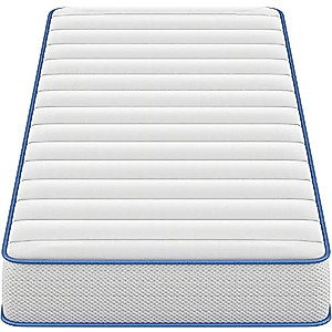 Nautica Home, 6" Relieve Innerspring Hybrid Mattress, Quilted Memory Foam Cover, High Density Comfort Latex Foam Layer with Bonnell Support Coil Springs Base