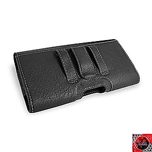 for Samsung Galaxy S21/S21Plus/S21 Ultra Case; TMAN Durable Holster Leather Belt Clip/Belt Loops Pouch Case for Galaxy S21/S21+/S21Ultra (Galaxy S21 Ultra (XL Size Fit))