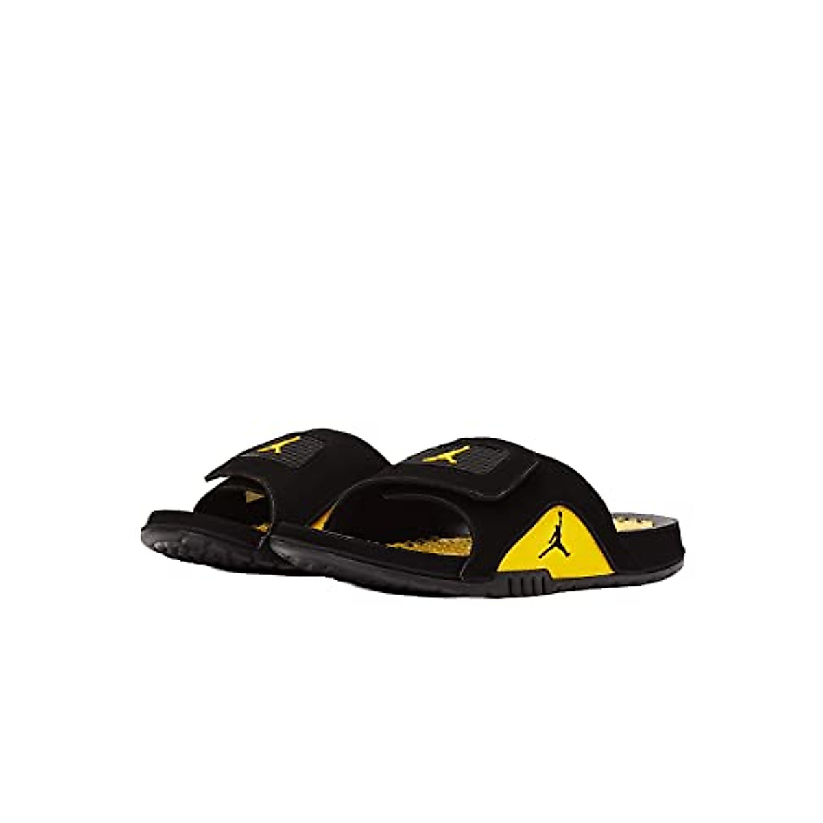 Nike Jordan Hydro IV Retro Men's Slides (Black/Tour Yellow, 12)