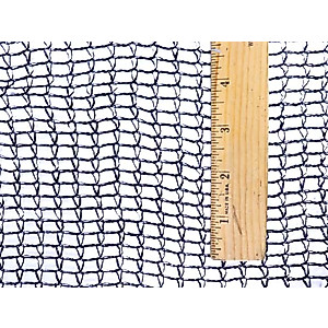 Green Vista Deluxe 12x20 Feet Multi Use Net/Netting 30% Shade Barrier and Cover Cloth for Patios, Gardens, Greenhouses and More - 1/4x3/8 Inch Mesh - Black