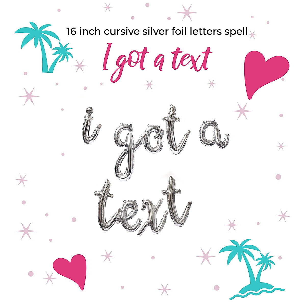 Love Island Decoration Sets (I Got A Text)