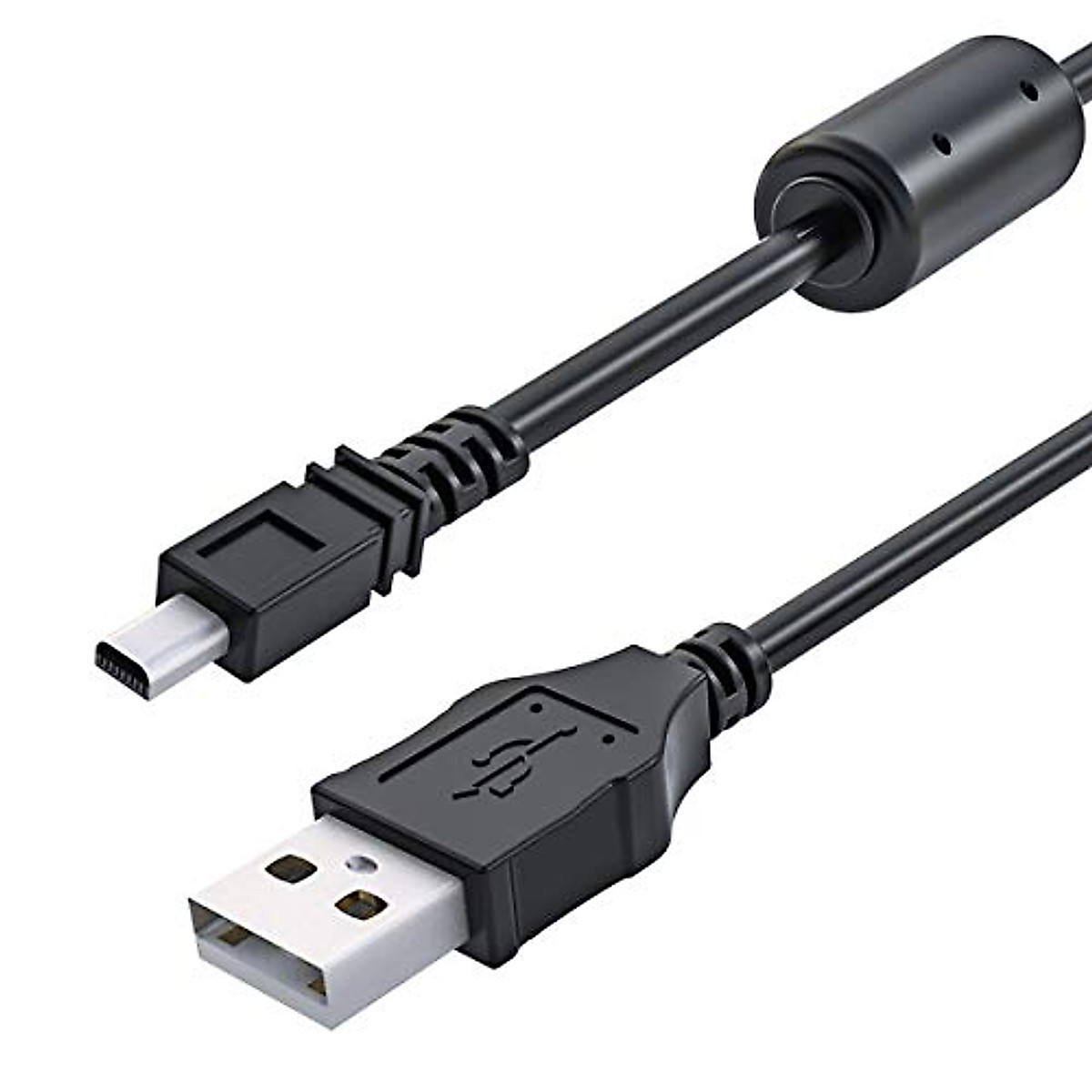 Replacement UC-E6 Cable, 6-Feet UC-E6 E16 E17 E23 Camera Charging Cable Copmuter USB Data Charger Cord Compatible for Nikon DSLR D3200 D3300 D750 D5000 D5300 Coolpix B500 P100 P500 S3300 S6300 S3700