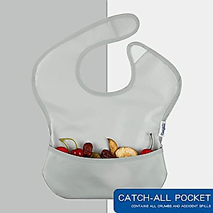 Soarwg Kids Bibs, Baby Bibs, Waterproof Baby Bibs for Boy and Girl, Great Travel Baby Bibs for Eating, Mess Proof Bibs for Baby Unisex, Toddler Feeding Bibs, 5 Pack