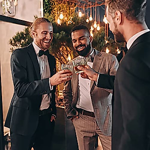 JASVIC Whiskey Glasses Set with Gift Box, 10 Oz Crystal Rocks Glasses, 2 Old Fashioned Glass Tumbler with 2 Ice Molds and 1 Swizzle Spoon for Whiskey Cocktail Bourbon Liquor Scotch