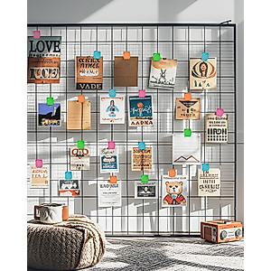 Magnetic Clips, 24 Pieces Magnetic Metal Clips, Fridge Magnet Refrigerator Whiteboard Wall Fridge Magnetic Memo Note Clips Magnets Metal Clip