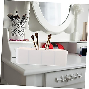 STOBAZA Plastic Storage Bin Small Storage Bin Small Plastic Storage Box Household Lipstick Organizer Key Storage Holder Multi-purpose Box Storage Basket Container Dressing Table Toiletries