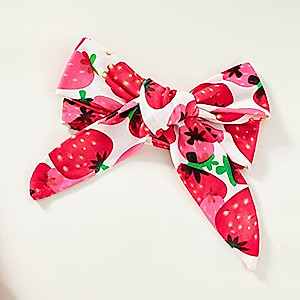 Toddler Baby Girl Summer Outfits Letter Print Sleeveless Tank Top+Tassel Shorts+Headband Clothes Set Strawberry (Red, 18-24 Months)