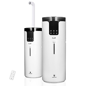 Lacidoll 4.2 Gal Tower Humidifiers for Large Room whole house 1000 sq. ft, 16L Top Fill Cool Mist Ultrasonic Humidifier Quiet 1000mL/h Output for Home Office Greenhouse, School,White