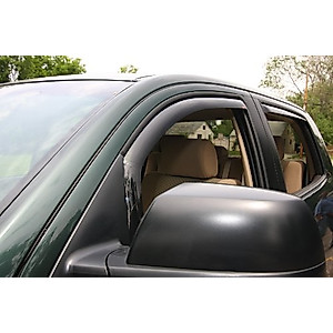 Westin Wade 72-39403 in-Channel Wind Deflectors, Smoke Tint, (4-Piece Set)