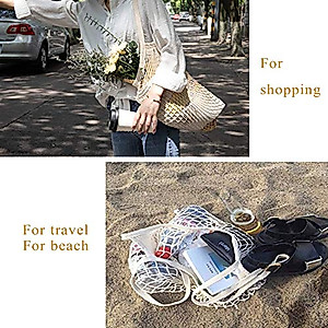 Reusable Cotton Mesh Grocery Washable Bag Black