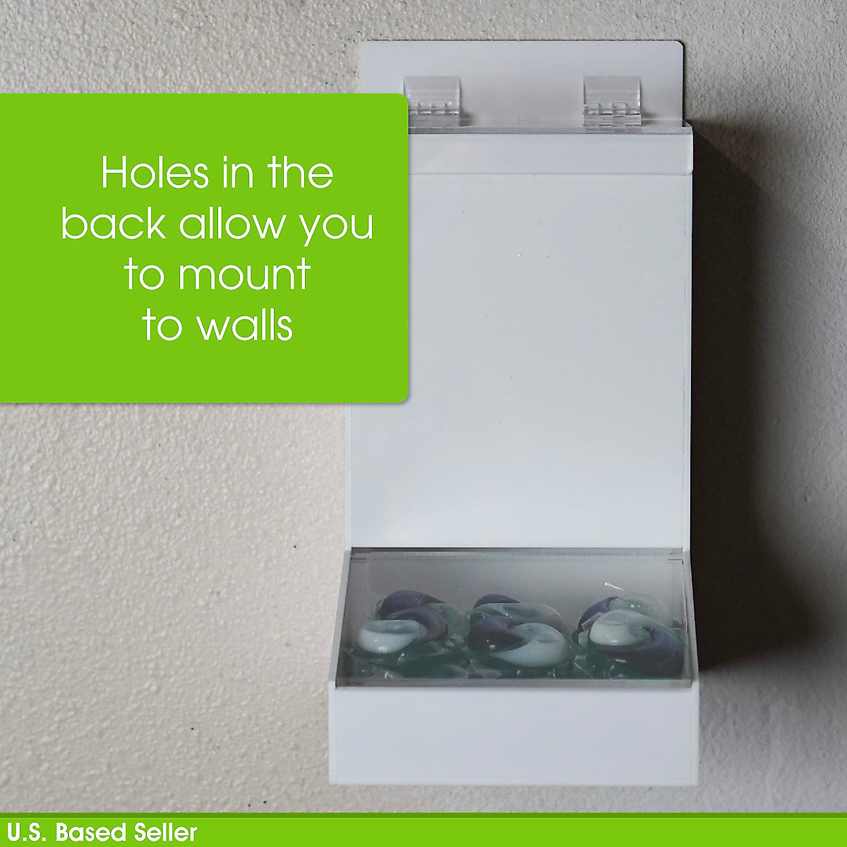 7Penn Clear Plastic Pantry Storage Container - Small Accessory and Snack Dispenser Office and Home Organization Bin