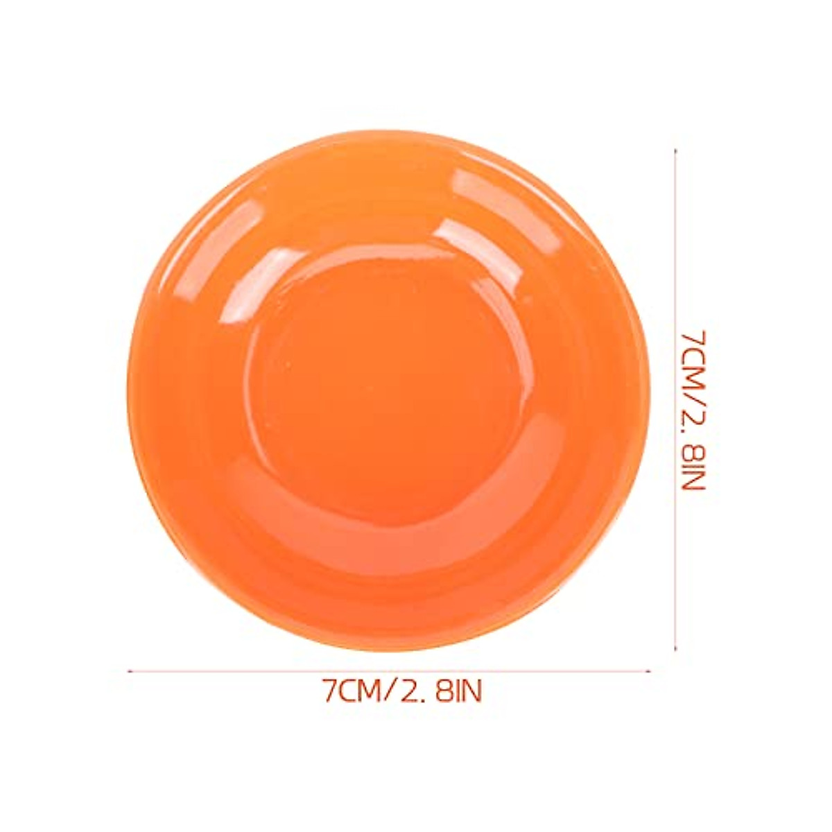 UPKOCH Household Dipping Bowl 10pcs Small Dipping Bowls Soy Sauce Dish Kitchen Condiment Dishes Melamine Dip Soy Sauce Dishes Side Dishes for Home Kitchen Vinegar Dish