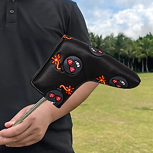 Golf Putter Covers Mallet Putter Headcover Blade Putter Covers Golf Club Head Covers Leather Golf Headcover with Magnetic for Scotty Cameron Taylormade Callaway Titleist Odyssey