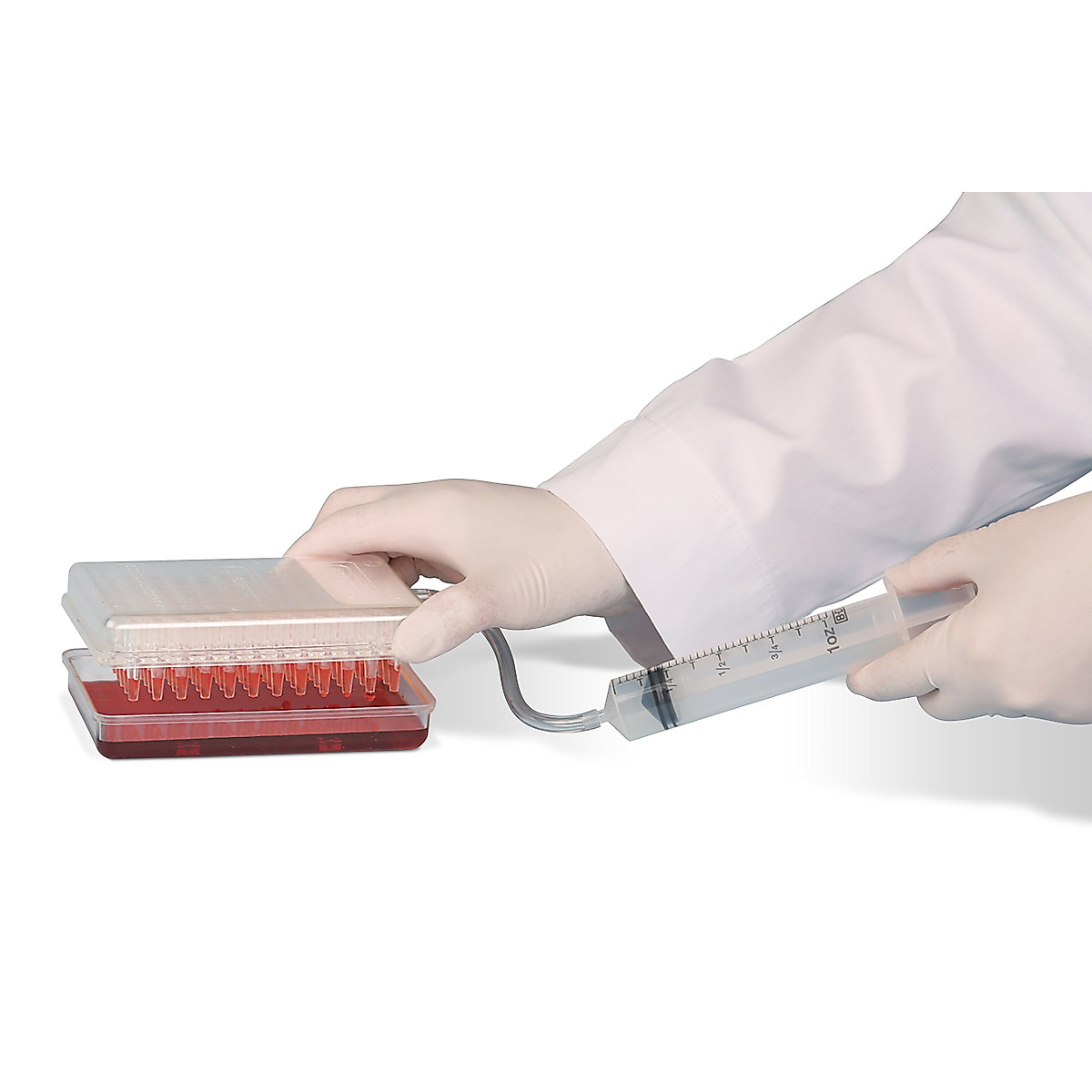 SP Bel-Art Autoclavable, Reusable Polycarbonate Vaccu-Pette 96 Well Format Pipetting Device (F37876-0001)