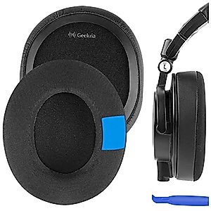 Geekria Sport Cooling-Gel Replacement Ear Pads for ATH-M50X, ATH-M50XBT, ATH-M50xBT2, ATH-M60X, ATH-M40X, ATH-M30, ATH-M20, ATH-M10, Headphones Earpads, Headset Ear Cushion Repair Parts (Black)