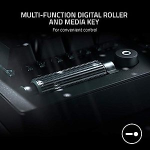 Razer BlackWidow V3 Mechanical Gaming Keyboard: Yellow Mechanical Switches - Linear & Silent - Chroma RGB Lighting - Compact Form Factor - Programmable Macro Functionality - USB Passthrough (Renewed)
