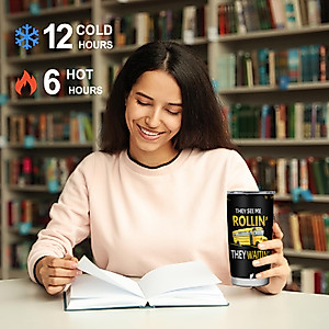 School Bus Driver Gifts for Men, School Bus Driver Gifts, Bus Driver Tumbler, Bus Driver Appreciation Gifts, 20oz Stainless Steel Tumbler Gifts for School Bus Drivers, Bus Driver Christmas Gifts