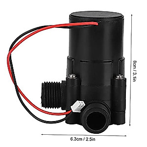 Compact Hydroelectric Generator - Miniature Water Turbine Power Tool for Gardens and Outdoors Portable DC Water Generator for Tubular Pipeline Small-Scale Turbine Generator