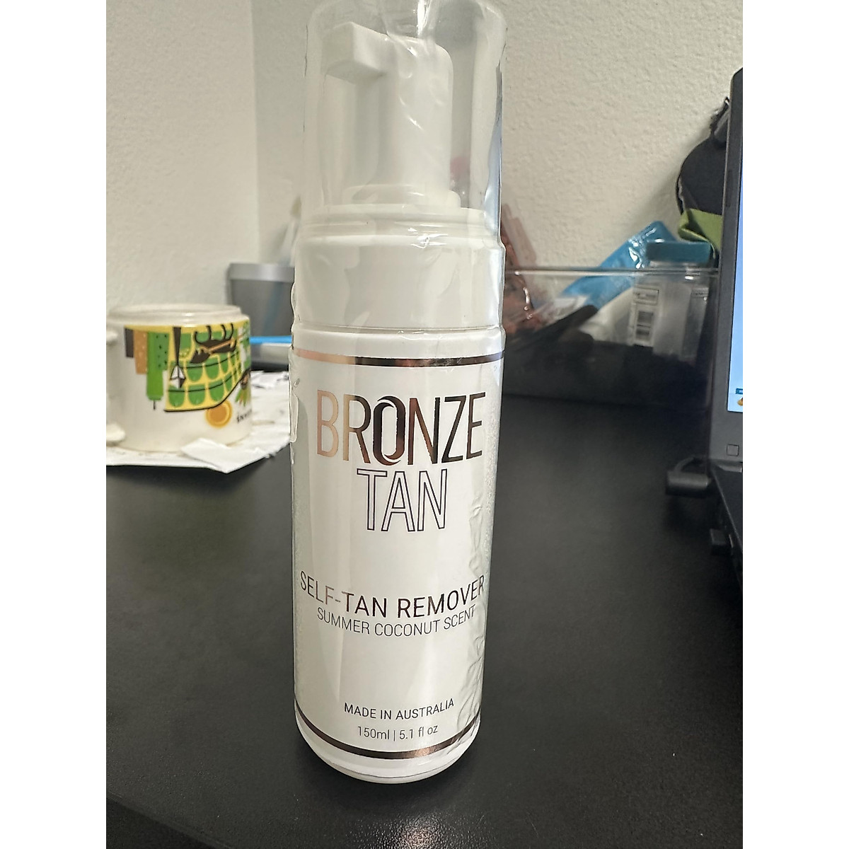 Bronze Tan Self Tan Remover For Fake Tan Streaks, Build Up, Correction, Or Full Removal Of Self Tanner or Bronzer - Summer Coconut Scent (150ML / 5.1 fl oz)