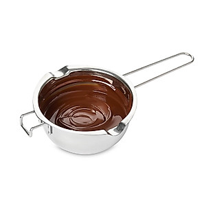 Mrs. Anderson’s Baking Chocolate Melting Pot with Pour Spouts, Heavyweight Stainless Steel, 2.5-Cup Capacity