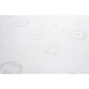 AC Pacific Herbal Fusion Collection Green Tea Infused Polyester Memory Foam Mattress Made in USA, Queen Deluxe, White