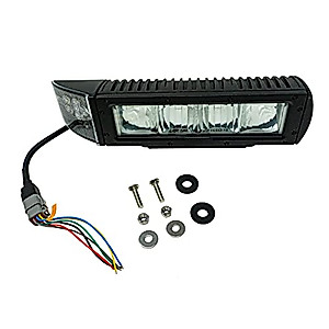EPR Distribution Universal Heated LED Snow Plow Lights Compatible with Buyers 1312100 with Cut & Splice Wires