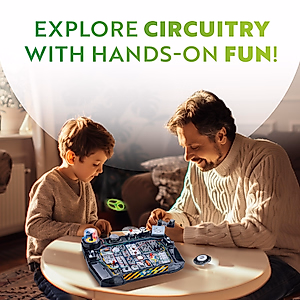 Playz Advanced Electrical Circuit Board Engineering Kit for Kids with 328+ STEM Projects on Electricity, Voltage, Currents, Resistance, & Magnetic Science | Gift for Children Age 8-13+