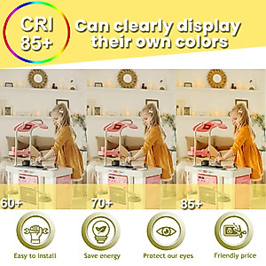 ZSCBBKJ E12 Smart Bulbs Dimmable, 7W E12 LED Bulbs with 2.4GHz Remote Control (No Battery), Stepless Dimming (2700K~6500K) & Color Changing (Warm~White) Bulbs (Pack of 4)