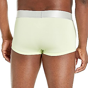 Calvin Klein Men's Reconsidered Steel Micro 3-Pack Trunk, Black, Ponderosa Pine, Spring Onion, Medium