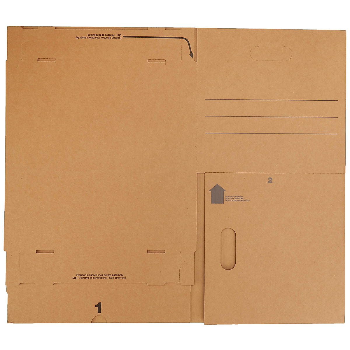 Amazon Basics Medium Moving Boxes with Lid and Handles, 19 x 14.5 x 15.5 inches, 10-Pack