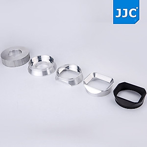 Square Metal Lens Hood w/Hood Cap Replace Fuji LH-XF23 for Fujifilm Fujinon XF 23mm F1.4 R & XF 56mm F1.2 R (APD) Lens on Camera X-S10 X-E4 X-T4 X-T3 X-T2 X-T1 X-Pro3 X-Pro2 X-Pro1 X-T30 X-T20 X-E3