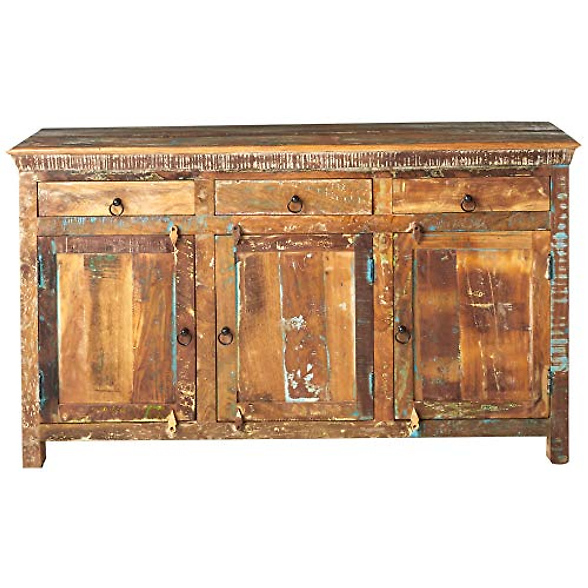 Coaster Furniture 3-Door Accent Cabinet Reclaimed Wood 950367