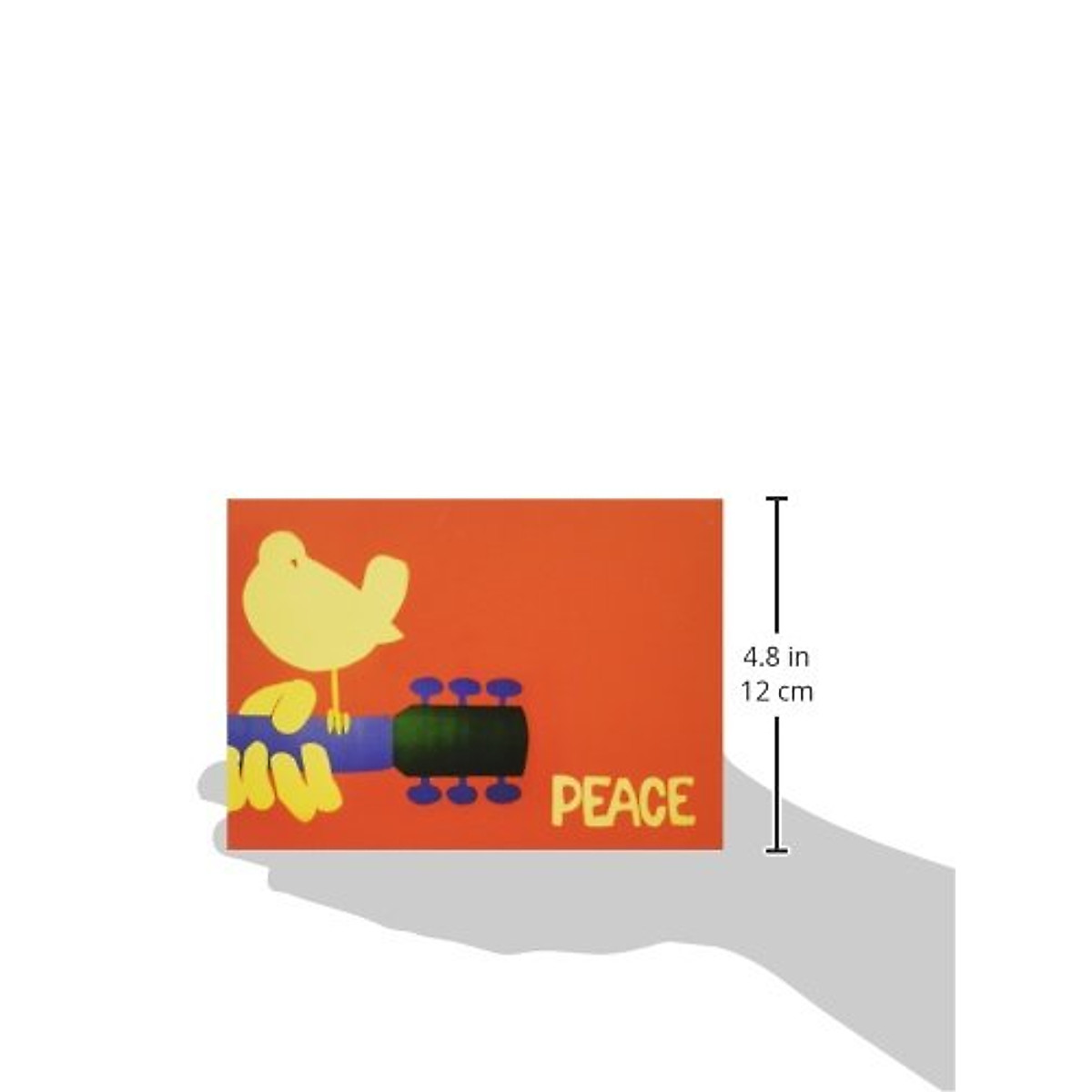 Nouvelles Images Peace Guitar Greeting Cards - 15 cards/16 envelopes