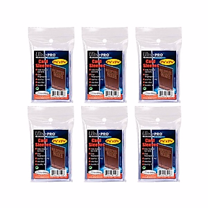 JURITS 600 Ultra Pro Standard Card Sleeves 6 Packs of 100 Penny New Lot Value Pack