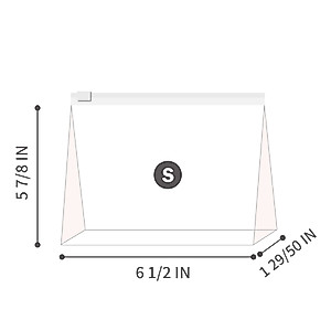 50 Slider Small Food Storage Bags, Expandable Bottom, Secure Slider Seal, BPA-Free, Easy Open On The Go for Snacks