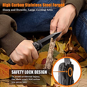 Gifts for Men Husband Boyfriend, Multitool Pocket Knife Gifts for Him, Stocking Stuffers for Men, I Love You Gifts for Christmas Valentines Day Anniversary, Cool Gadgets for Camping Fishing Cycling