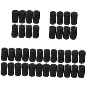 GANAZONO 40 Pcs Filter Cotton Filter Intake Strainer Fish Tank Pre- Filter Guard Pool Vacuum Hose Connector Pool Sweep Aquarium pre Filter Pool pad Water Inlet Cover Protection 304 Network