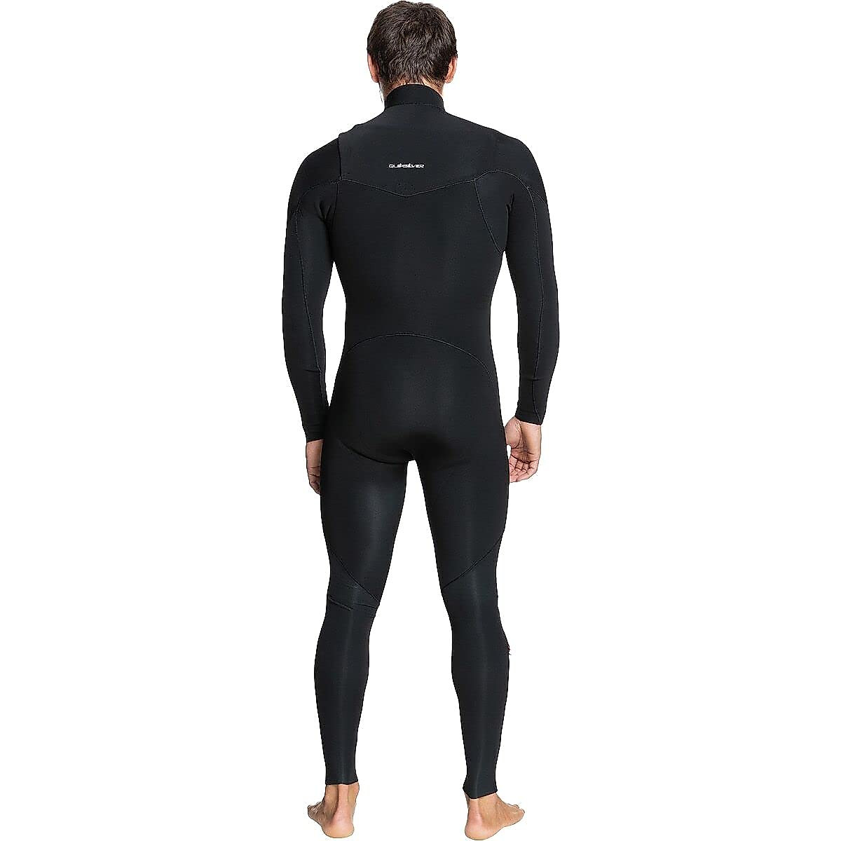 Quiksilver Mens 3/2 Sessions Chest Zip Wetsuit - Black | Medium