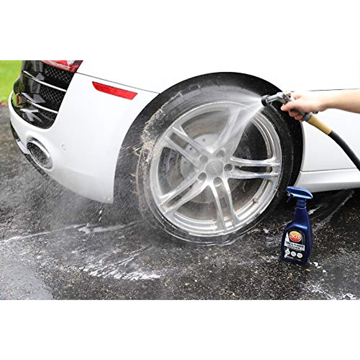 303 Tire and Rubber Cleaner - Preps Tires for Dressing - Fast Acting Foaming Formula - Removes Tire Browning - Safe for All Rubber and Vinyl, 32 fl. oz. (30579CSR)