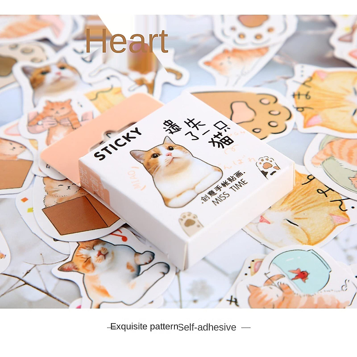 Kawaii Girl Generation Series Cute Boxed Kawaii Stickers Planner Scrapbooking Stationery Japanese Diary Stickers(A)