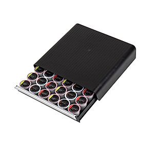 Mind Reader Hero Coffee Pod Drawer, One Size, Black