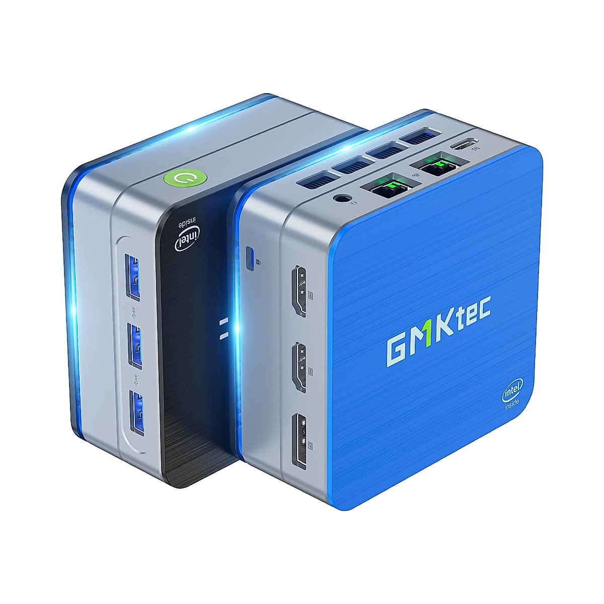 Intel 11th N5105 Mini PC, Nucbox5 Pro Micro Desktop Computer Windows 11 Pro 8GB RAM 512GB SSD M.2 2242 Micro PC with Dual HDMI 4K, Dual DDR4, Dual WiFi5, Giga, BT4.2& Cooling Fans