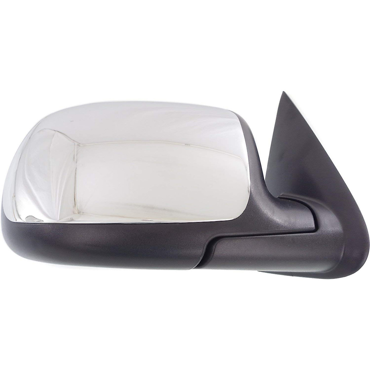 Kool Vue Left & Right Manual Non-Heated Door Mirrors Compatible With Chevrolet Silverado 1500 1999-2006 Without Blind Spot Feature Chrome Pair Extended Cab & Standard Cab
