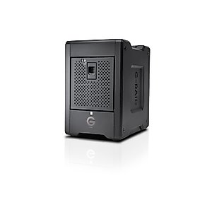 SanDisk Professional 32TB G-RAID Shuttle SSD - Transportable, 8-Bay External Solid State Drive; Thunderbolt 3 and USB-C; Hardware RAID; up to 2800MB/s Read - SDPS24H-032T-NBAAB