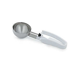 Vollrath 47390 Disher - Squeeze, Size 6, 4-3/4 oz. Capacity, White