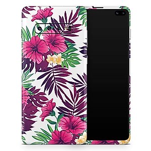 DesignSkinz Summer Pineapple Seamless v2 Protective Vinyl Decal Wrap Skin Cover Compatible with The Samsung Galaxy S20 (Screen Trim & Back Glass Skin)