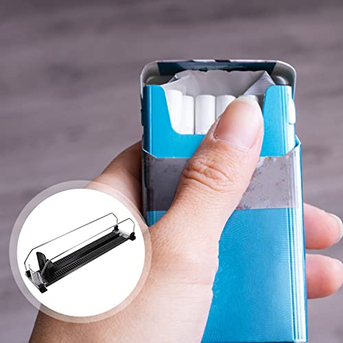 HEMOTON Propeller Canned Food Organizer for Pantry Drink Pusher Glide for Fridge Soda Can Organizer for Refrigerator Soda Dispenser Drink Holder To Rotate Manager Plastic Storage Box