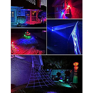 BOHON Solar Outdoor Lights Waterproof Solar Spot Lights Outdoor Spotlight 2-in-1 Wall Lights Auto On/Off Security Night Lights for Landscape Lighting Yard Patio Garden Deck Pathway 2 Pack (multicolor)
