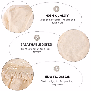 Bread Proofing Basket Cloth Liner Proofing Cloth Dough Bowl Cover 2PCS for Kitchen Baking Bread Tools Ellipse