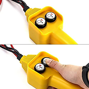 QWORK Winch Hand Control Assembly, for 1500lbs to 5000lbs 12V Electric Winch, 1 Piece